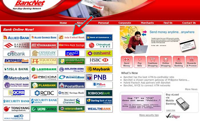 Asia United Bank ATM Card Balance Inquiry Online - Banking 14719 Asia United Bank ATM Card Balance Inquiry Online - Banking 14719