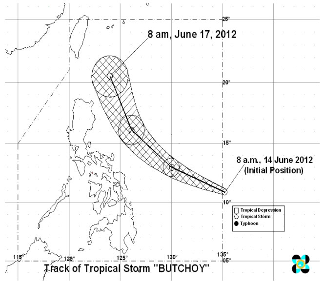 Typhoon Butchoy is getting stronger as it draws closer to the ...